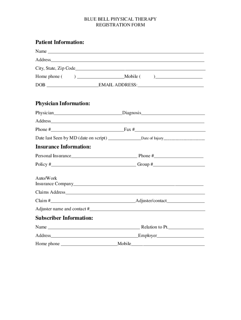 Fillable Online Patient Information: Physician Information Fax Email ...