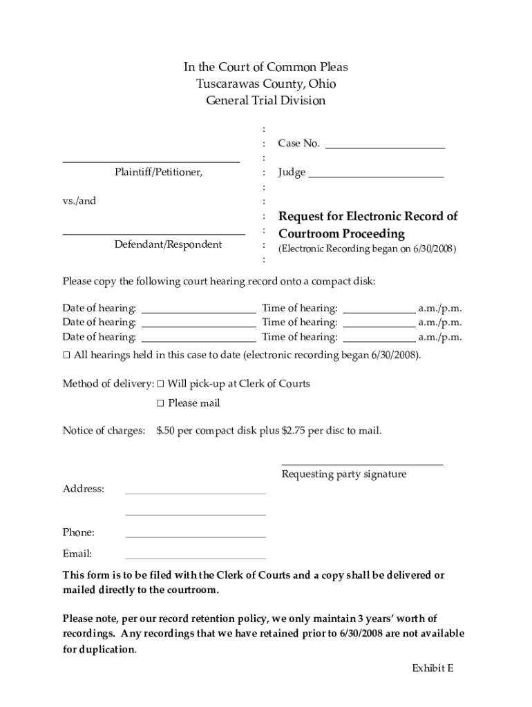 Fillable Online cd request form 2016 revised Fax Email Print - pdfFiller