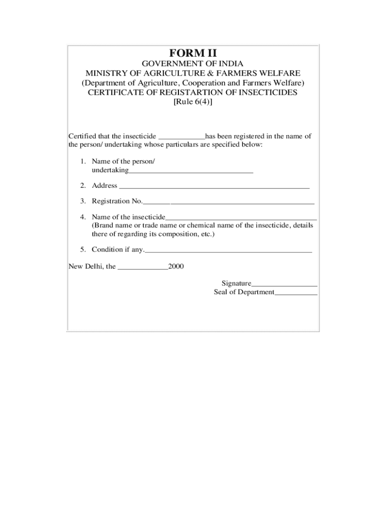 Fillable Online ppqs gov CIBRC FormsDirectorate of Plant Protection ...