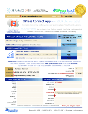 Fillable Online Get the XPress Connect App - on YOUR phone or tablet ...