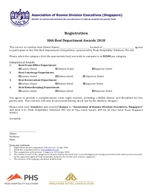 Fillable Online Department and Staff Award Ideas and Recognition Award ...