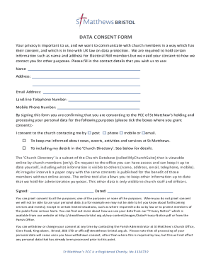 Fillable Online stmatthews-bristol org Informed Consent and Patient ...