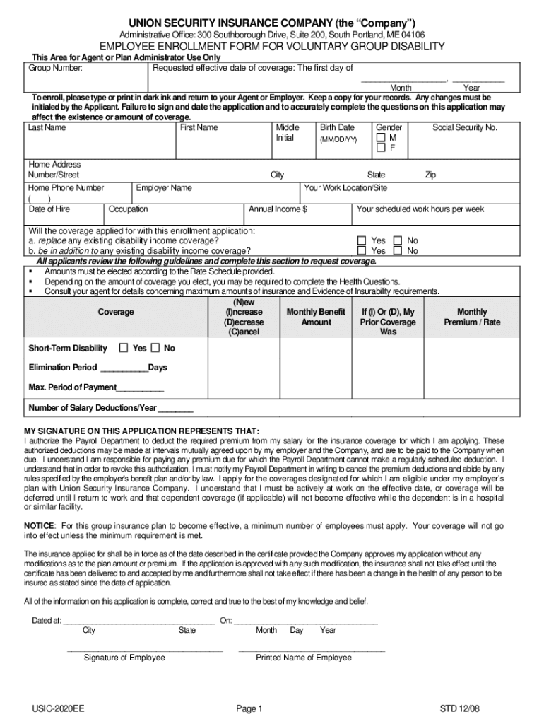 Fillable Online phxhs k12 az Warner Disability Claim Form - DRMS ...