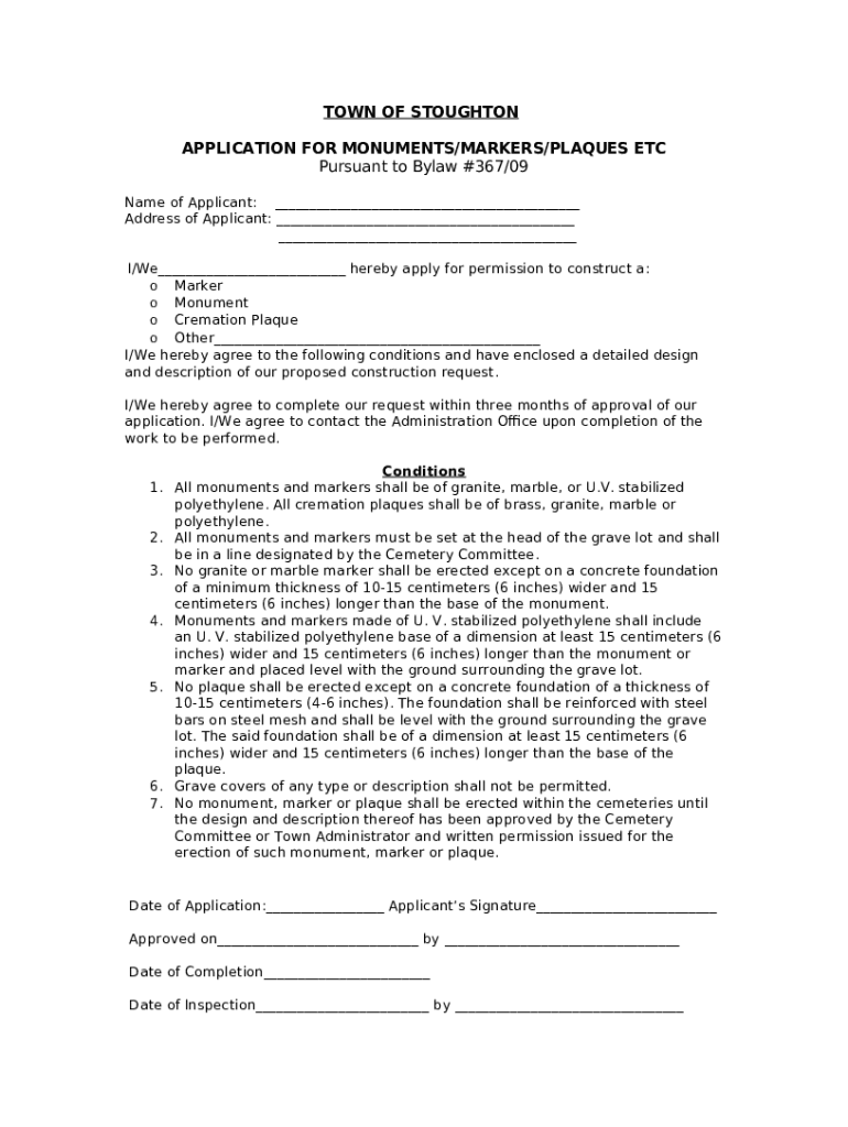 Request Veterans headstones, markers, and medallions Doc Template ...