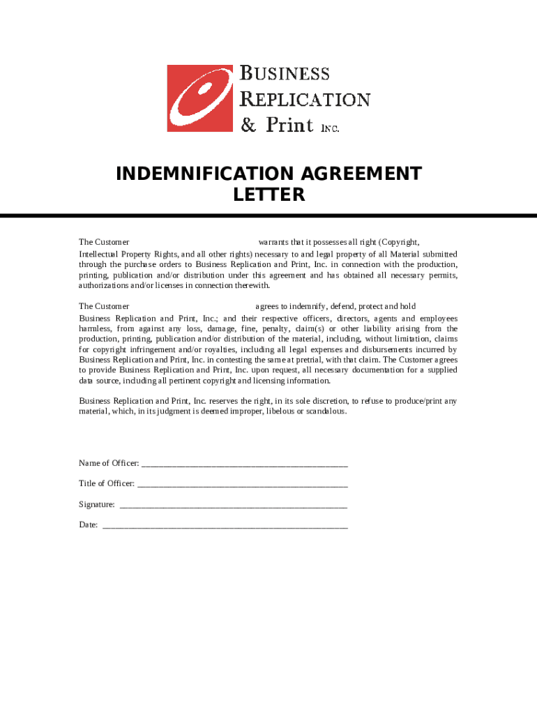 Copyright Indemnity and Sample ClausesKlemchuk LLP Doc Template | pdfFiller