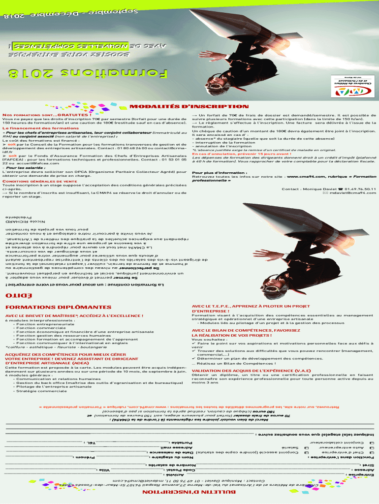 Remplissable En Ligne Quelles sont les modalits possibles de la formation ... Fax Email Imprimer ...