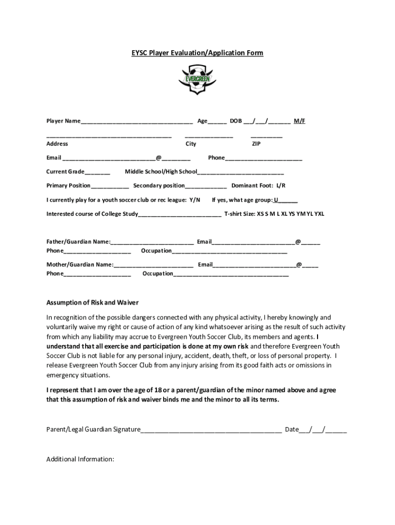 Fillable Online Softball tryout evaluation form - PDF Meta Search ...