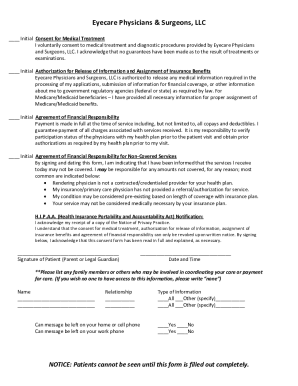Fillable Online Patient expectations for medical and surgical care: A ...
