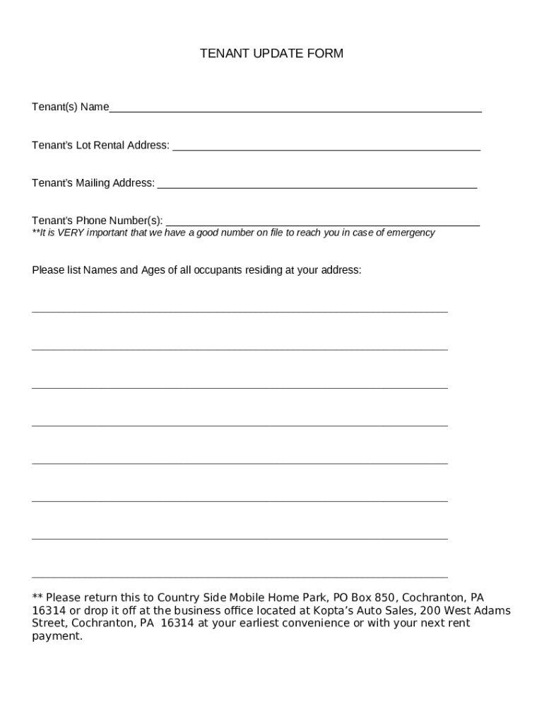 pdffiller Doc Template | pdfFiller