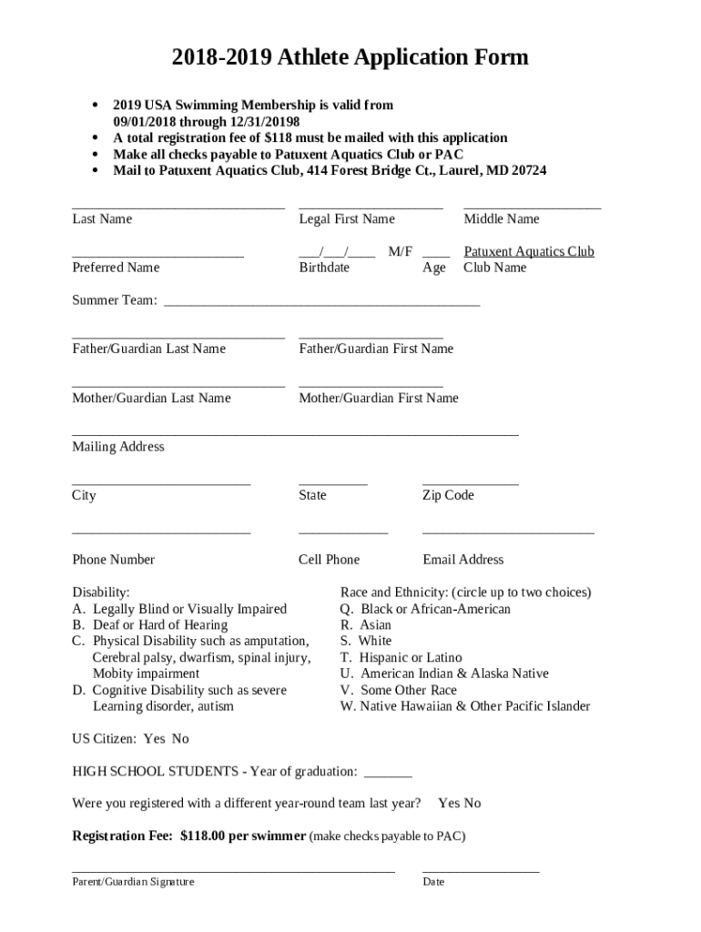 WAST Registration Doc Template | pdfFiller