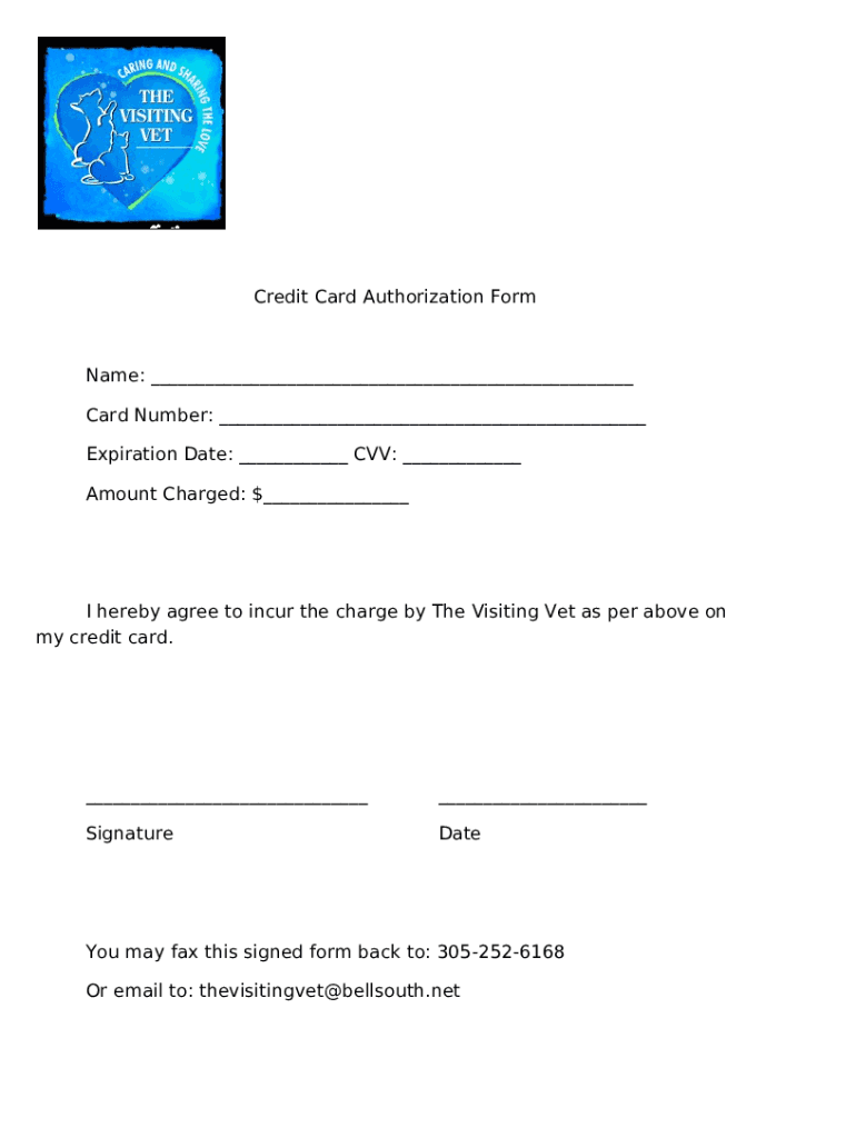 Credit Card Recurring Payment Authorization ... Doc Template | pdfFiller