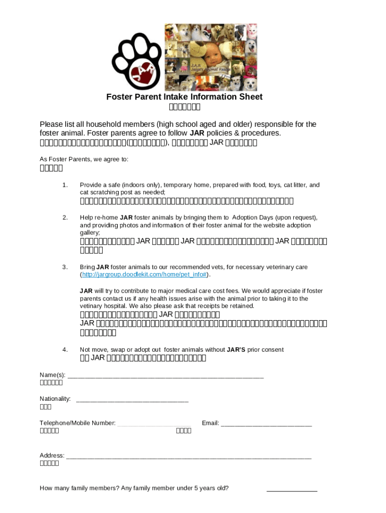 Foster Parent Handbook Foster Parents - Moore County Doc Template ...