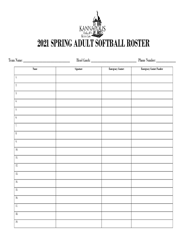 Fillable Online USSSA Space Coast ComplexAll Turf Baseball & Softball ...