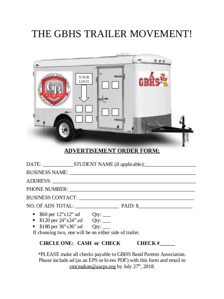 THE TRAILER MOVEMENT Doc Template | pdfFiller