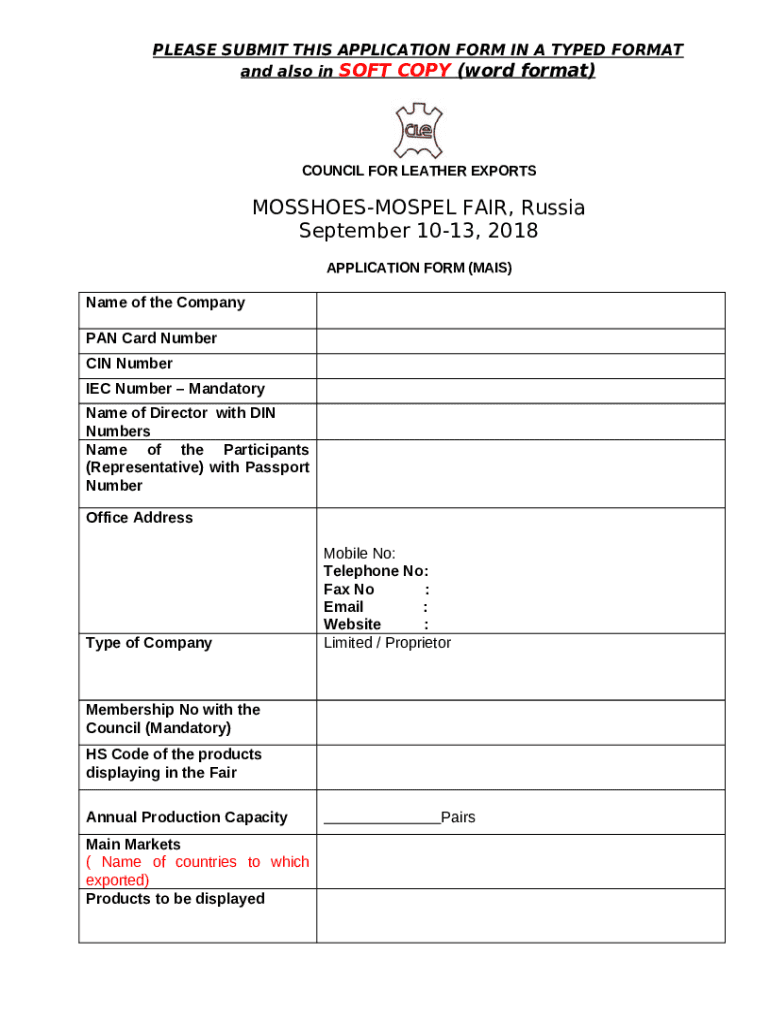 Application Template - 18+ Free Word, PDF Documents ...FREE 21+ Sample ...