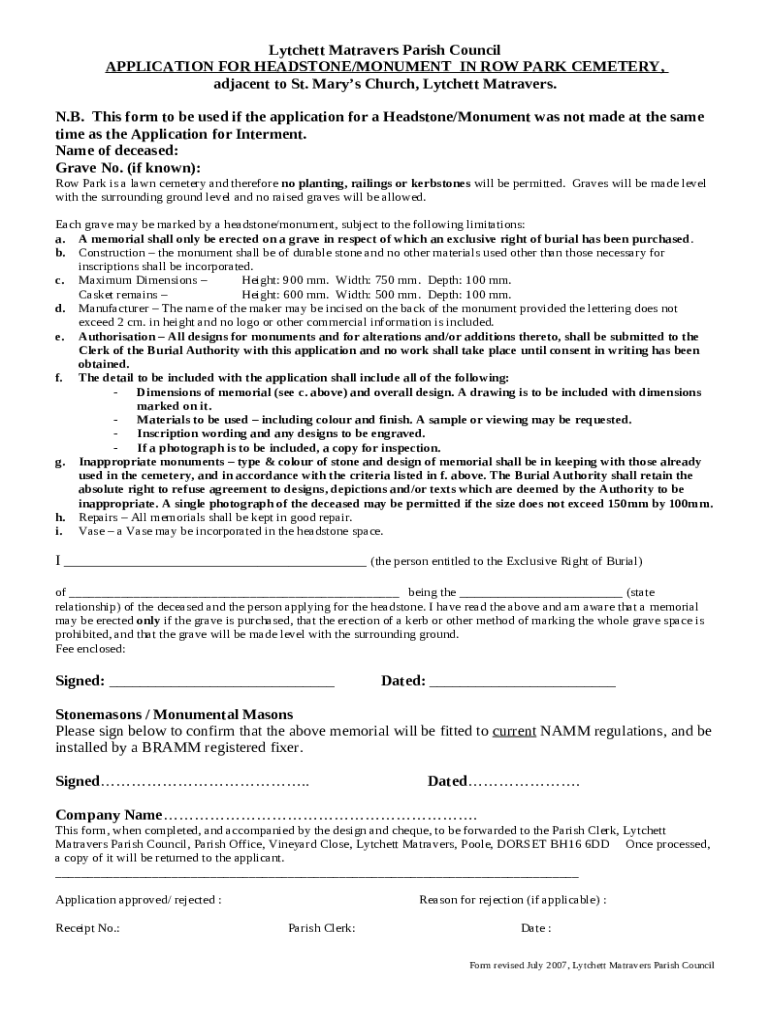 Veterans Headstones, Markers, And MedallionsVeterans ... Doc Template ...
