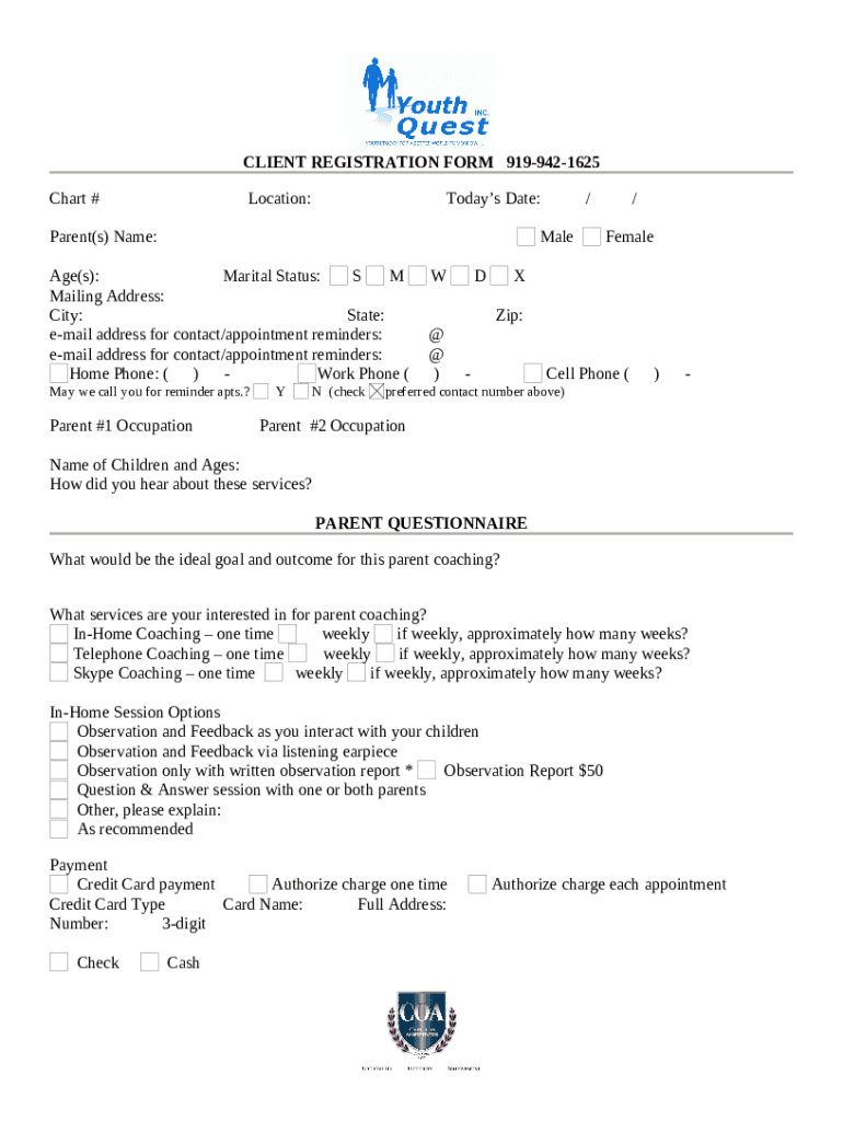 Client Ination Template for Word Word & Excel ... Doc Template | pdfFiller