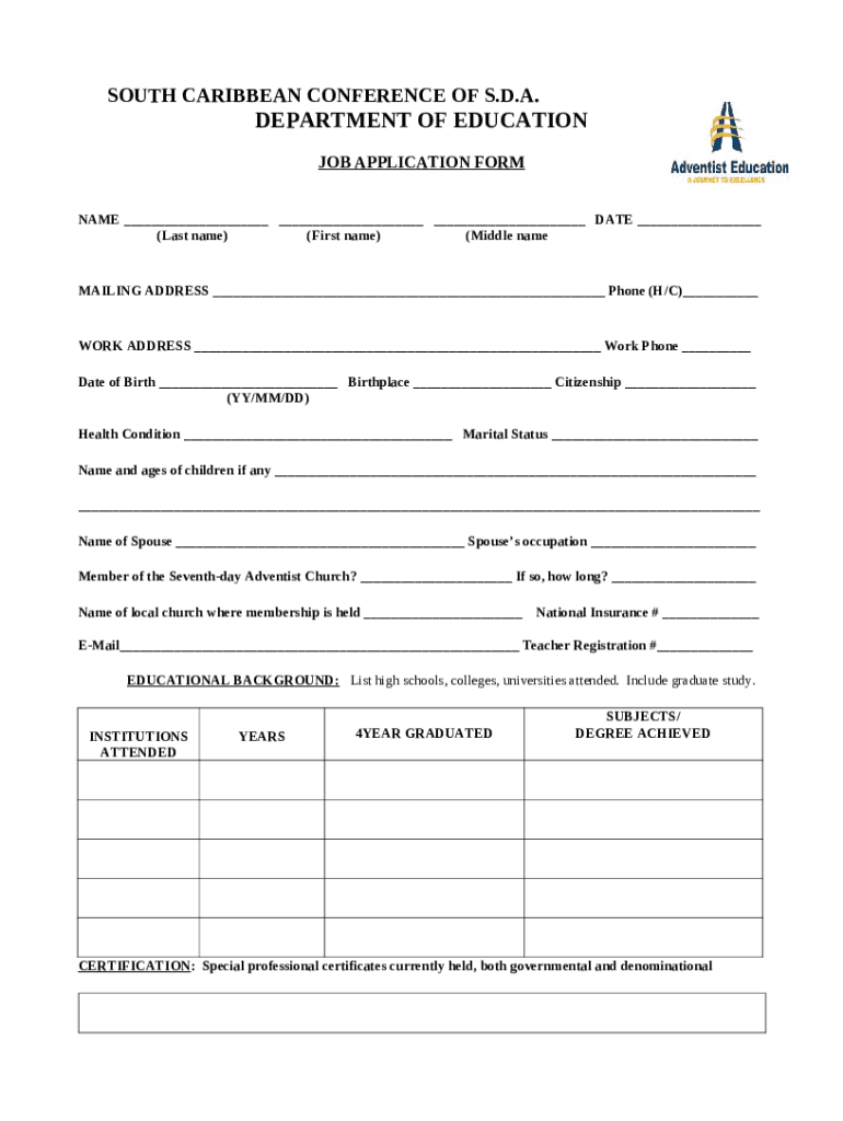 Special Days - General Conference of Seventh-day Adventists Doc ...