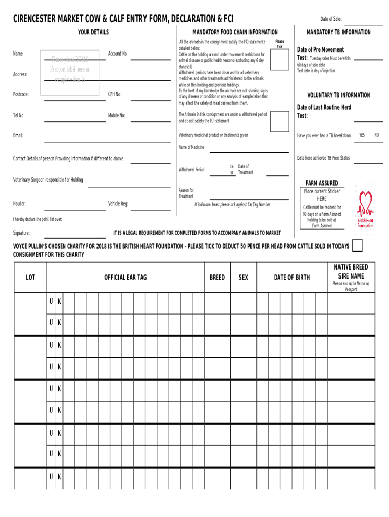 MANDATORY FOOD CHAIN INATION - voycepullin co Doc Template | pdfFiller