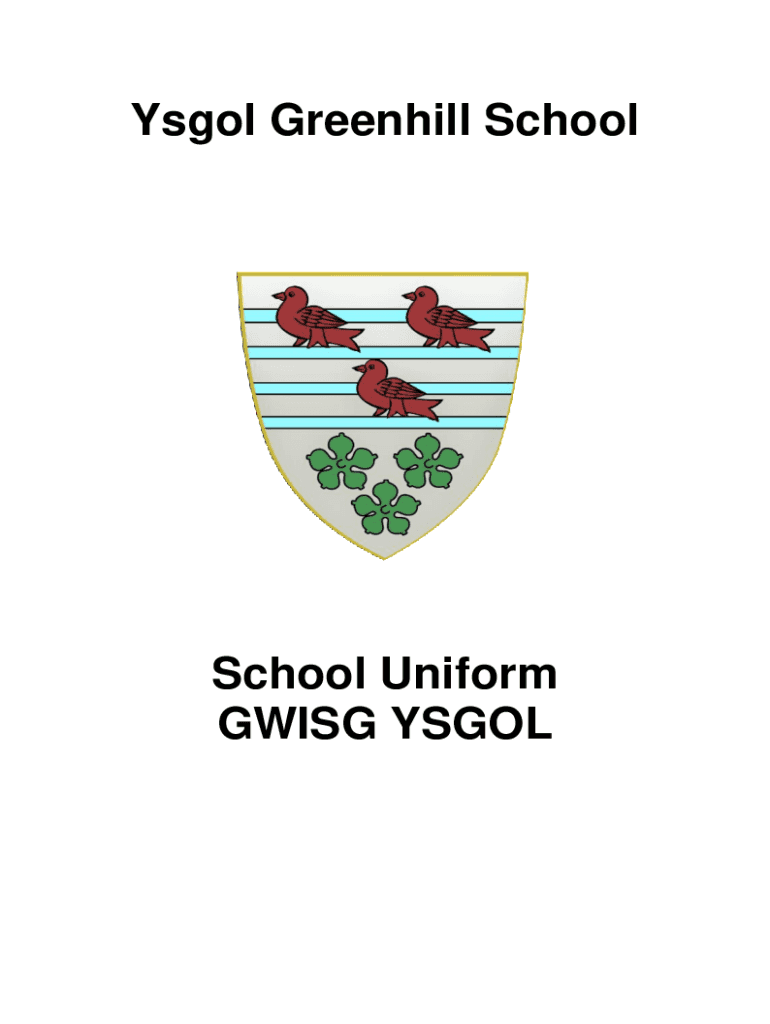 Fillable Online Ysgol Greenhill School Fax Email Print - pdfFiller