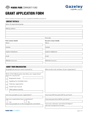 Fillable Online lutterworth magnapark co Magna Park Community Fund ...