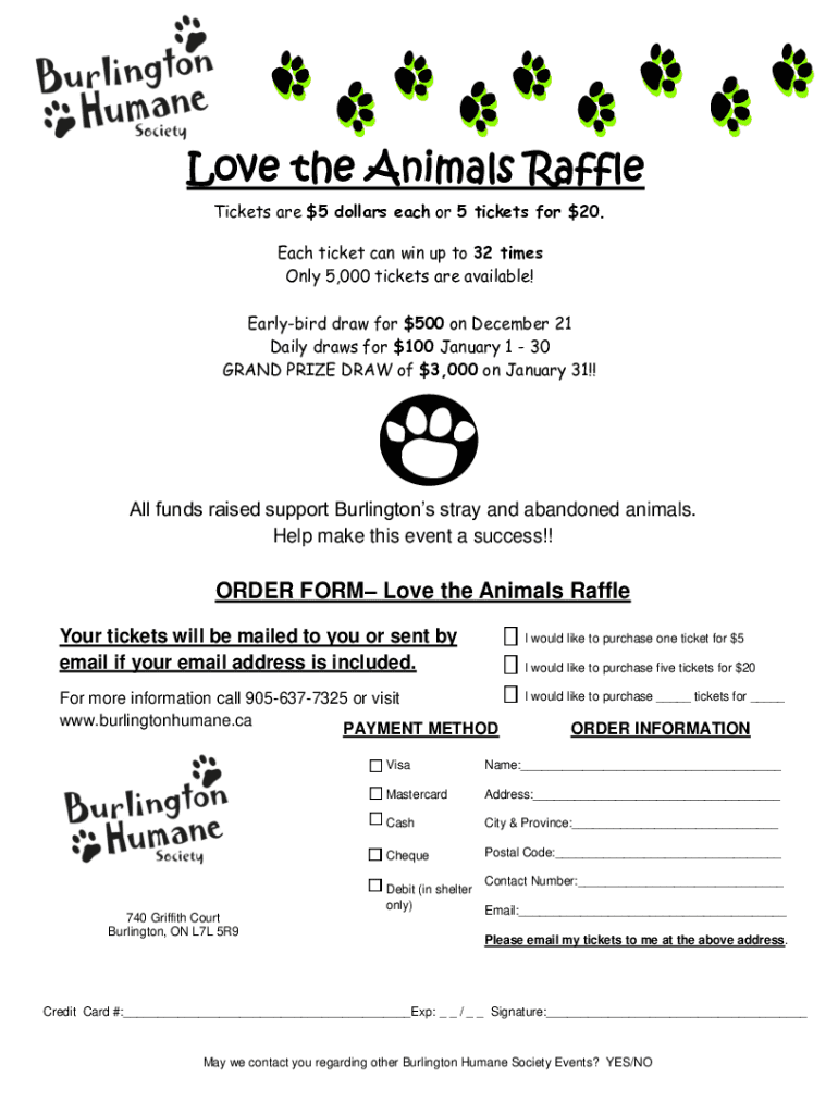 Fillable Online How to Sell Raffle Tickets: 13 Steps (with Pictures ...