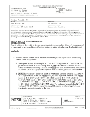 Fillable Online edge pharma 483 Fax Email Print - pdfFiller