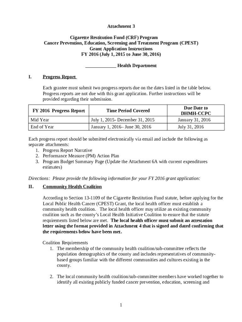Cigarette Restitution Fund (CRF) Program Doc Template ... Doc Template ...