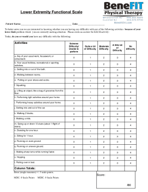 Fillable Online BeneFIT LEFs Form Fax Email Print - pdfFiller