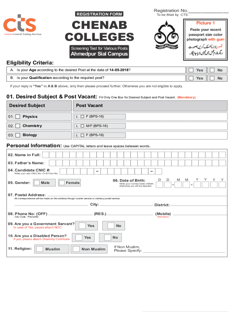 Fillable Online College Registration Form Template123 Form Builder Fax ...