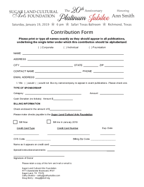 Fillable Online How to Write a Contribution Letter? Sample, Example ...