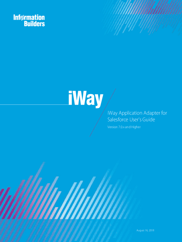 Fillable Online iWay Application Adapter for Salesforce User's Guide ...
