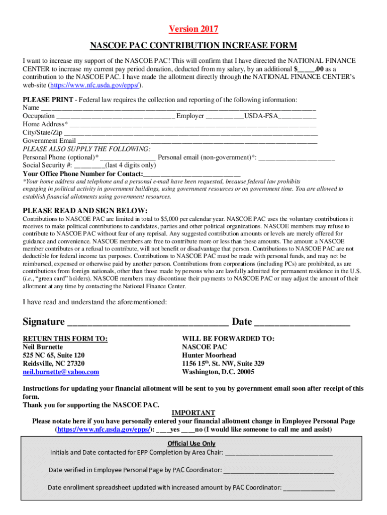 Fillable Online FECPACContributions to Super PACs and Hybrid PACs Fax ...