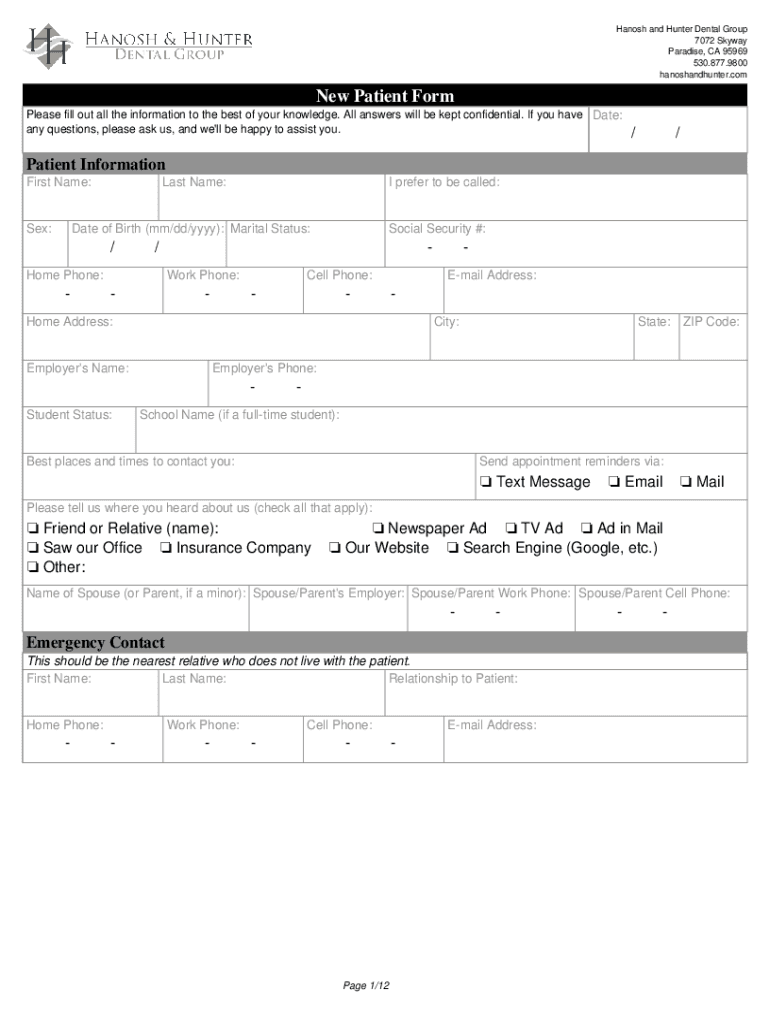 Fillable Online hanosh and hunter Fax Email Print - pdfFiller