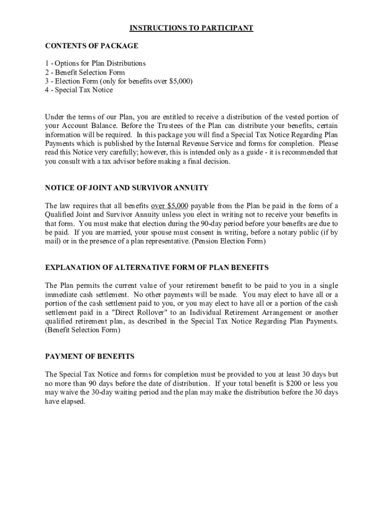 Fillable Online PDF Election Form Fax Email Print - pdfFiller