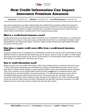 Fillable Online insurance ohio Fillable Online What you need to know ...