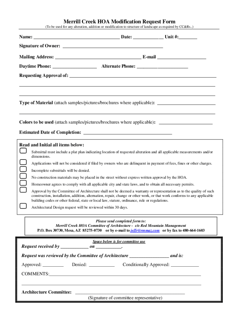 Fillable Online MAHOGANY ARCHITECTURAL DESIGN APPROVAL FORM Fax Email ...
