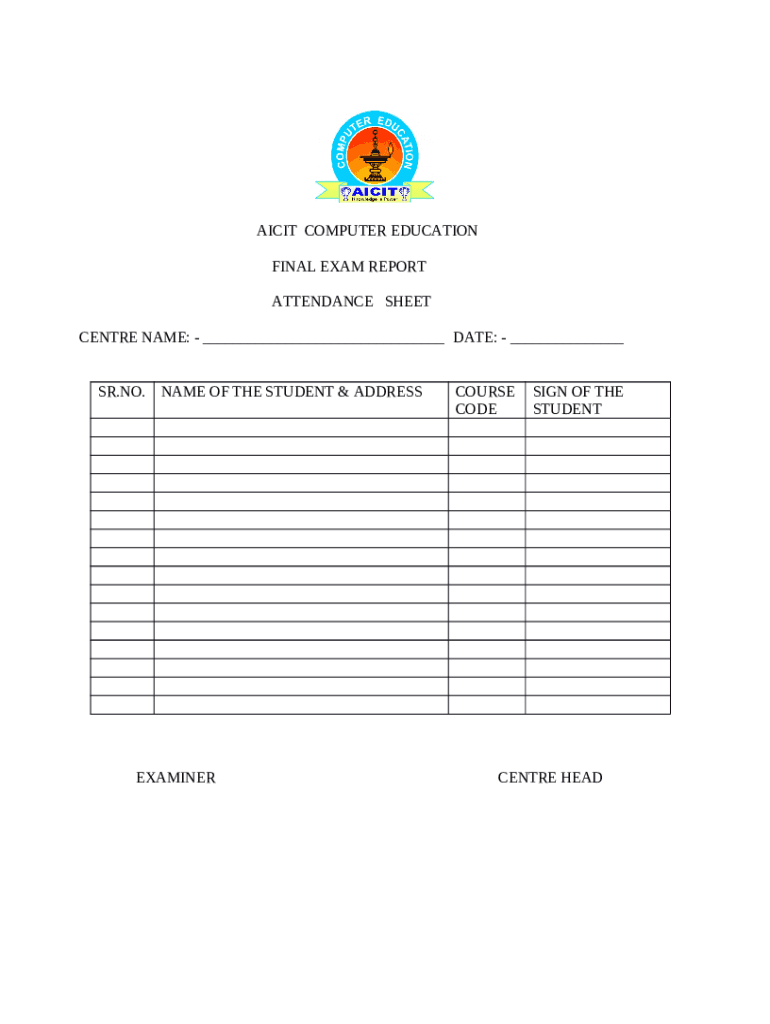 20+ Attendance Sheet Templates - PDF, DOC, Excel Free ... Doc Template ...