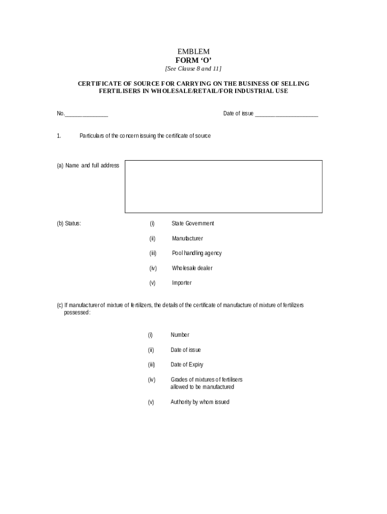 of Certificate Sample Clauses Doc Template | pdfFiller