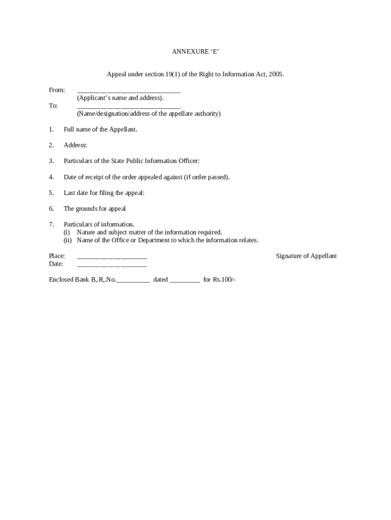 RTI First Appeal at in English for Central Public ... - cicsikkim gov ...