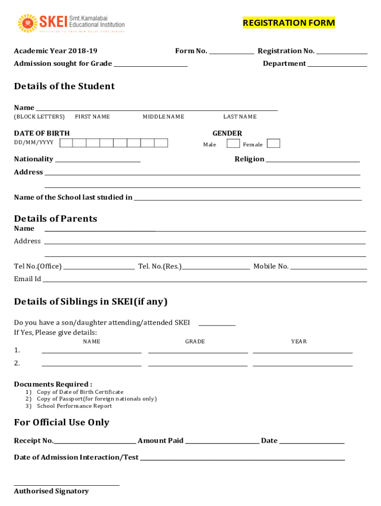 Fillable Online GDE admissions: Step-by-step guide to online ...