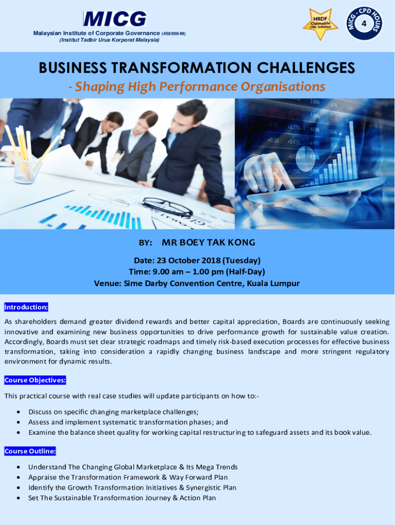 Fillable Online BUSINESS TRANSFORMATION CHALLENGES - Malaysian ... Fax ...