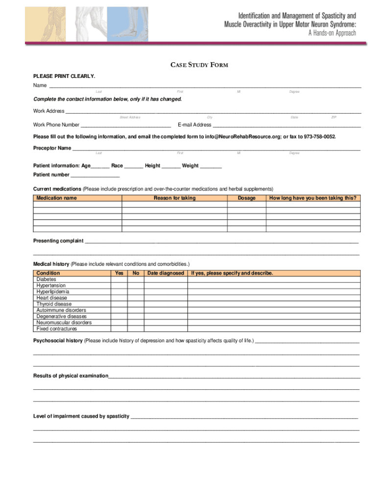 Fillable Online 49 Free Case Study Templates ( + Case Study Format ...