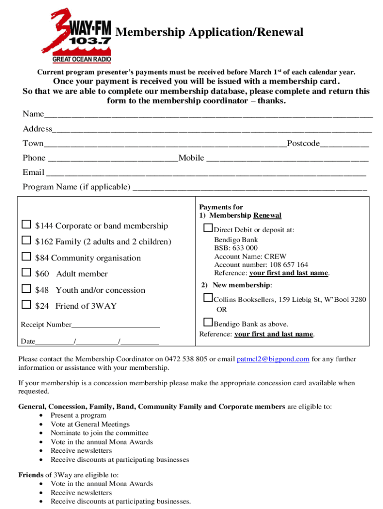 Membership Renewal Letter - Fill Online, Printable, Fillable, Blank ...