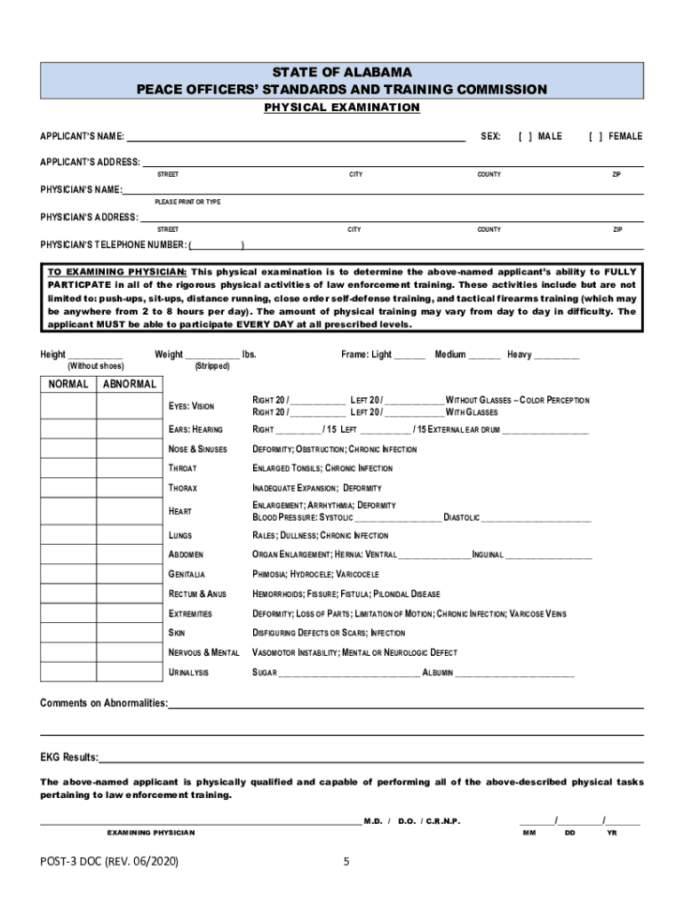 Fillable Online Peace Officers Chapter 650-X-2 2-1 ALABAMA PEACE ...