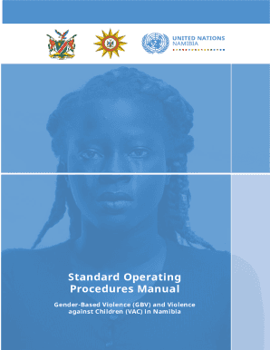 Fillable Online Standard Operating Procedures Manual - United Nations ...