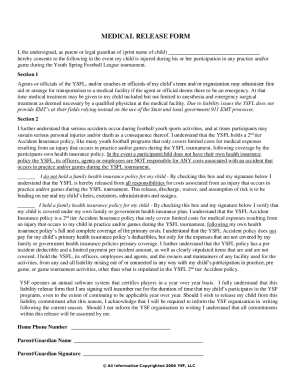 Fillable Online 23 Printable Medical Release Form Templates - Fillable ...