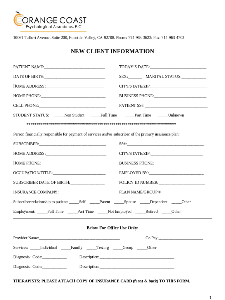 New-Client-Ination.docx.docx Doc Template | pdfFiller