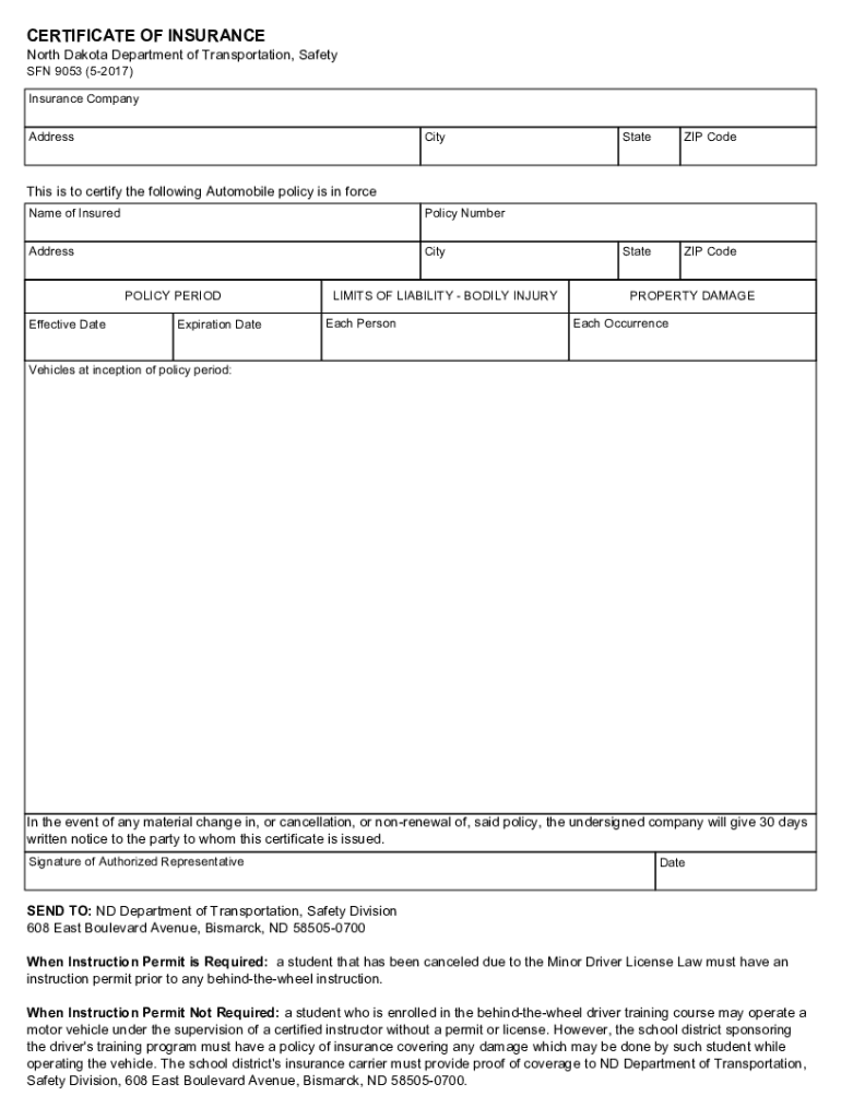 Fillable Online dot nd VEHICLE STATEMENT OF OWNERSHIP MOTOR VEHICLE ...