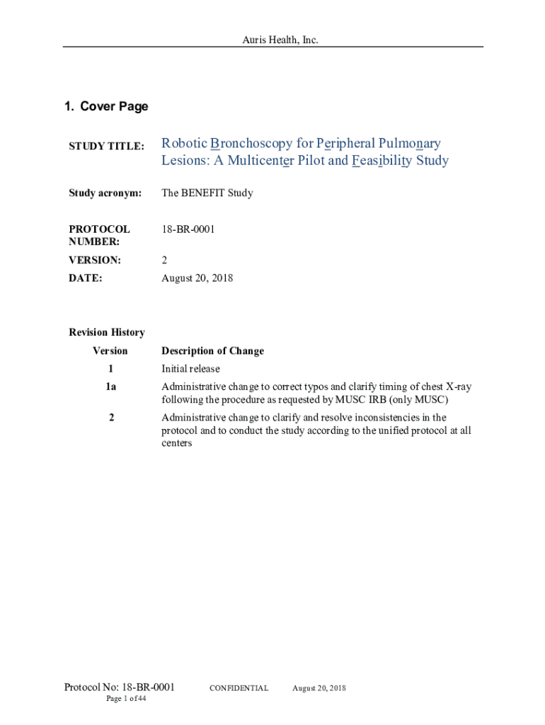 Fillable Online Robotic Bronchoscopy for Peripheral Pulmonary Lesions ...